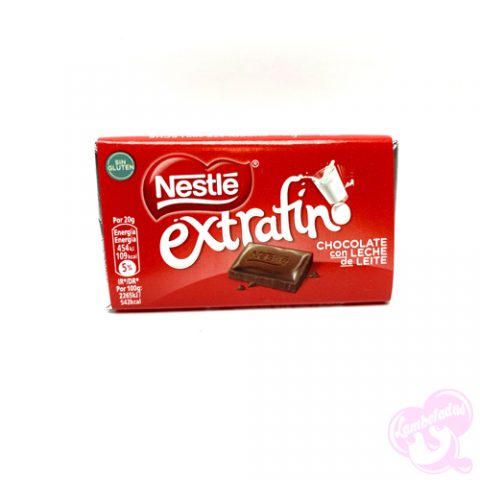 Nestlé Extrafino Chocolate con leche extrafino 20 GR | Lambetadas