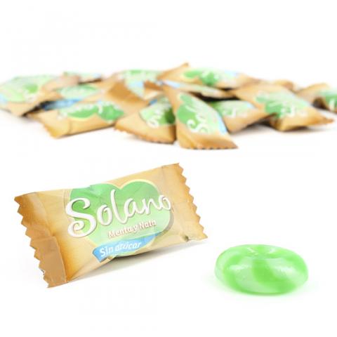 CARAMELOS SOLANO DE MENTA SIN AZUCAR 100Gr | Lambetadas